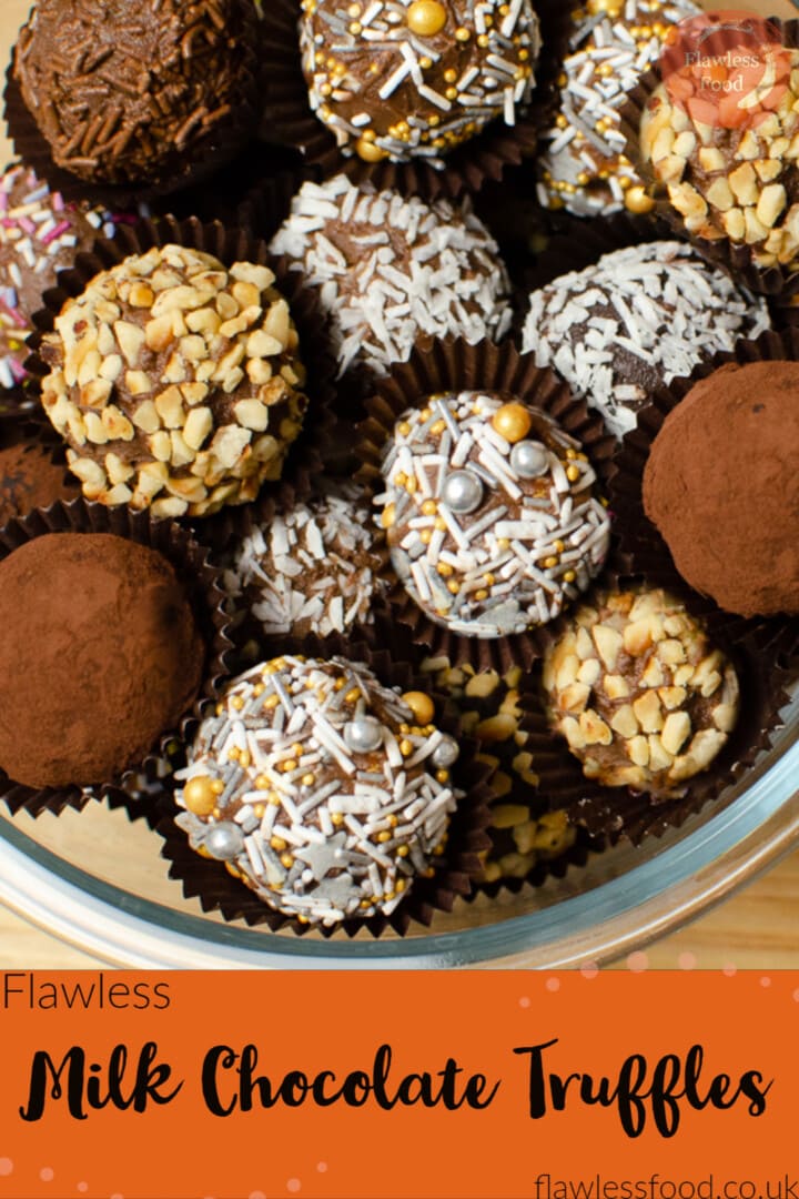 Milk Chocolate Truffles Sweet treat by- Flawless Food