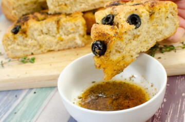 Focaccia Bread (Olive & Herb) - Easy Recipe by Flawless Food