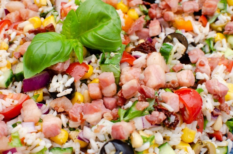 Italian Style Rice Salad - Easy to make by Flawless Food