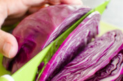 Shredded Red Cabbage - Turkish Kebab Salad - Flawless Food