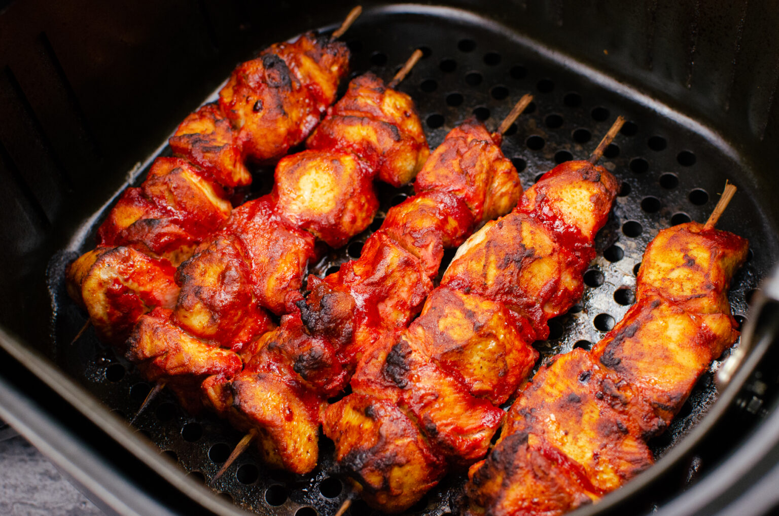 Tandoori Chicken Tikka Kebab - Indian style skewers for starter or main