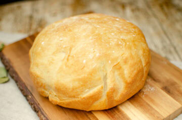 Homemade Bread - White Cob Loaf - Easy, simple English recipe