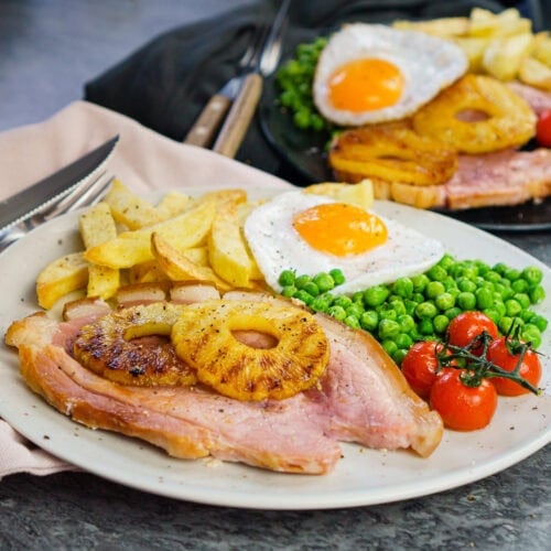 Gammon Steak - Ham Egg and Chips - Flawless Food