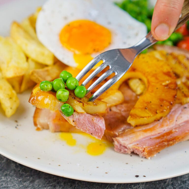 Gammon Steak - Ham Egg and Chips - Flawless Food
