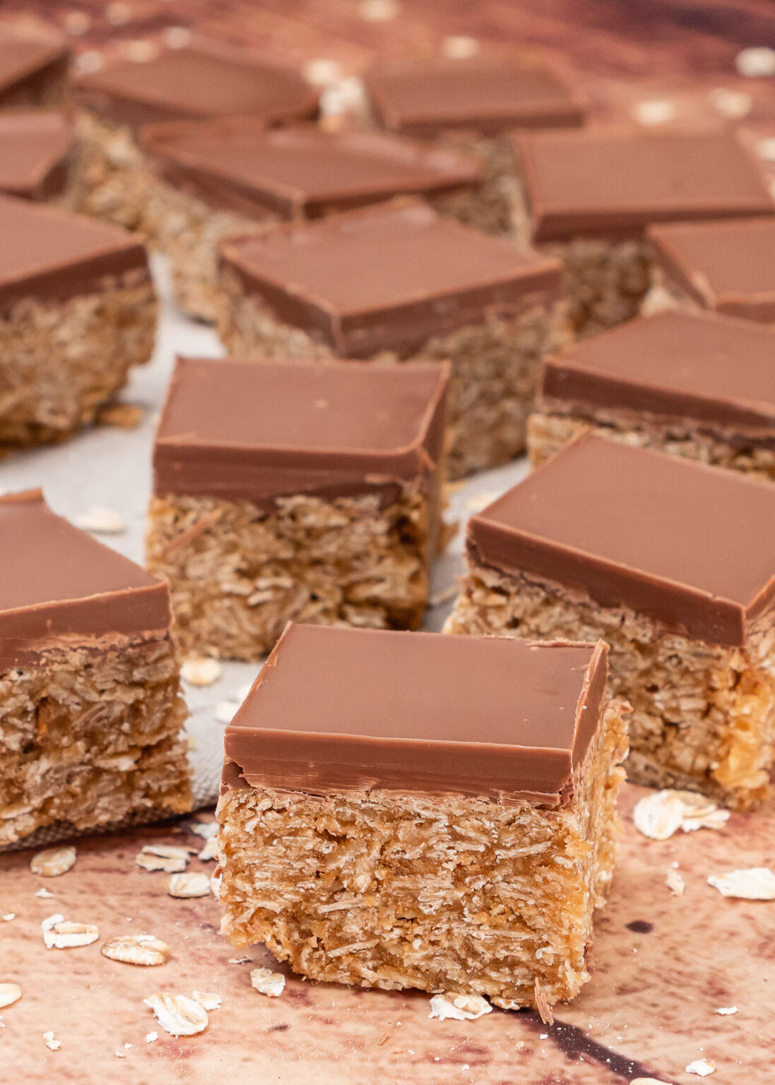 Chocolate Flapjack Recipe - British Sweet Treat by Flawless Food