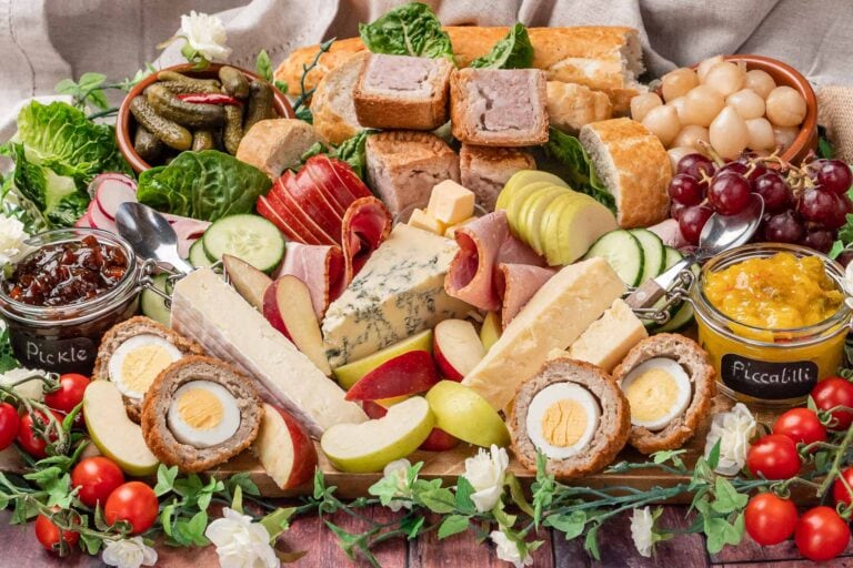 Ploughman's Lunch Cheese Platter -Easy Prep - No Cook - Flawless Food