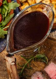 Red Wine Jus for Lamb or Steak - Quick and Easy Sauce Recipe