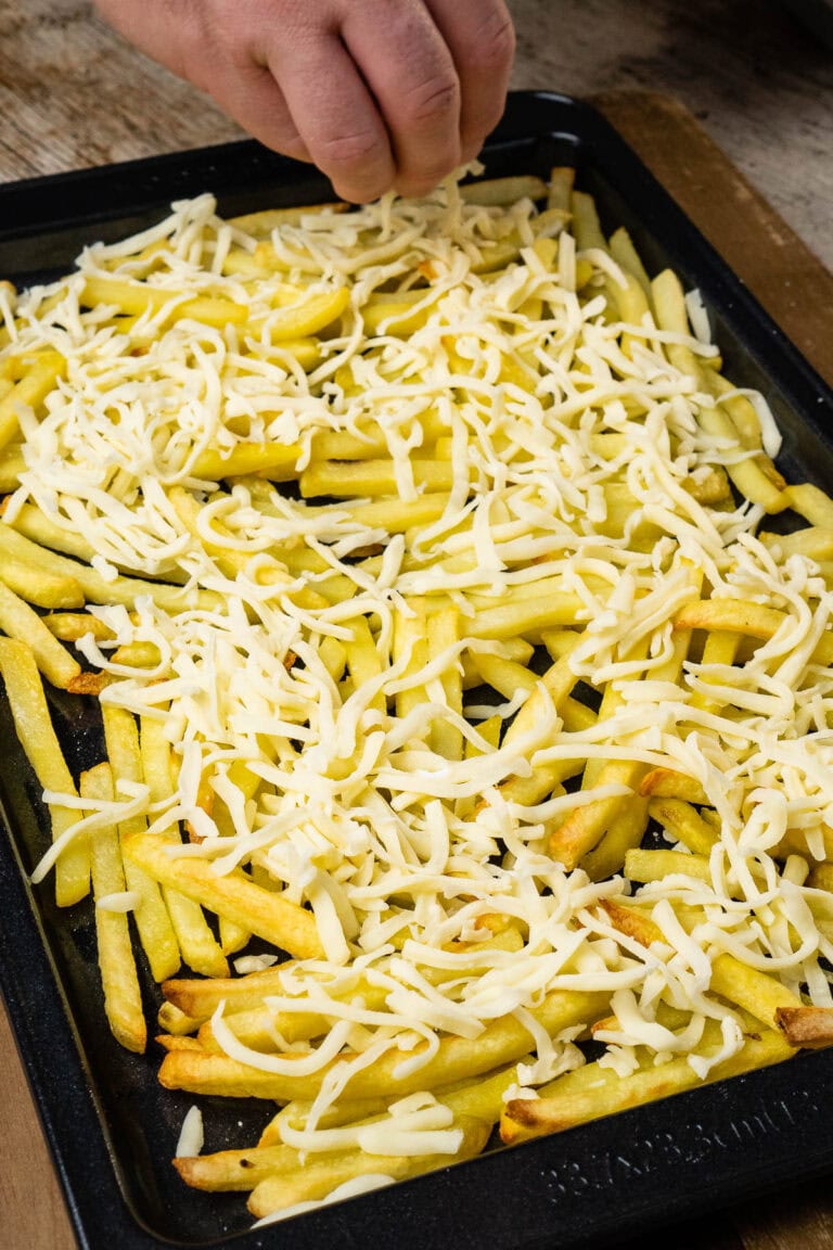 Cheesy Chips (Bacon and Cheese Loaded Fries) - Easy Recipe