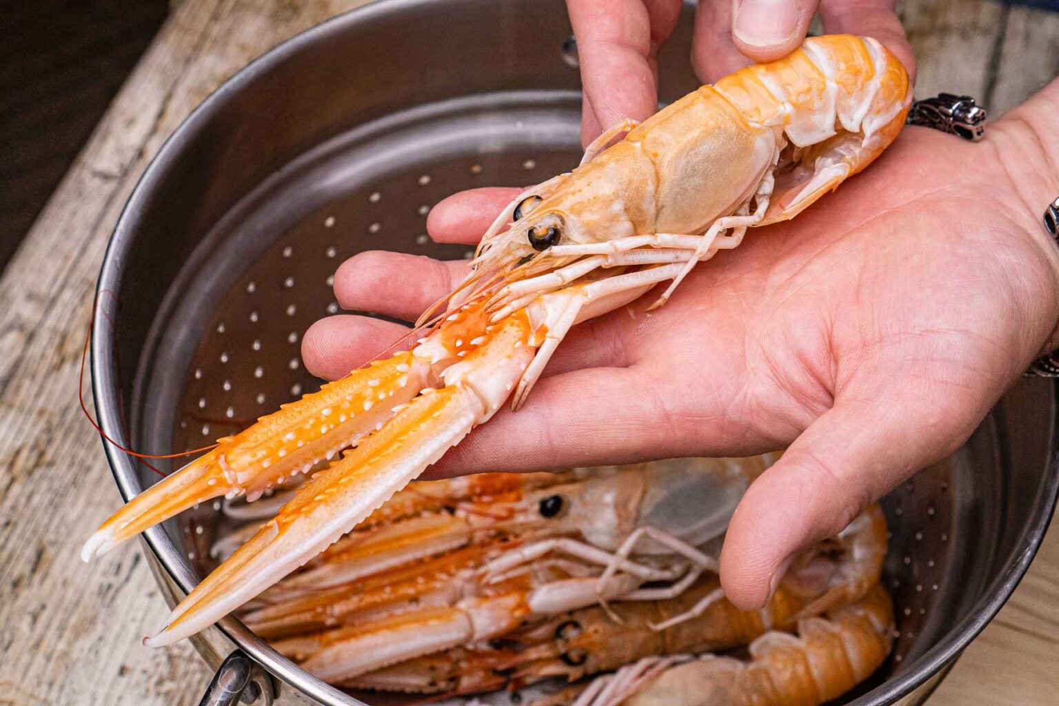 How to Cook Langoustines (Boiled Norway Lobster) Whole Scampi