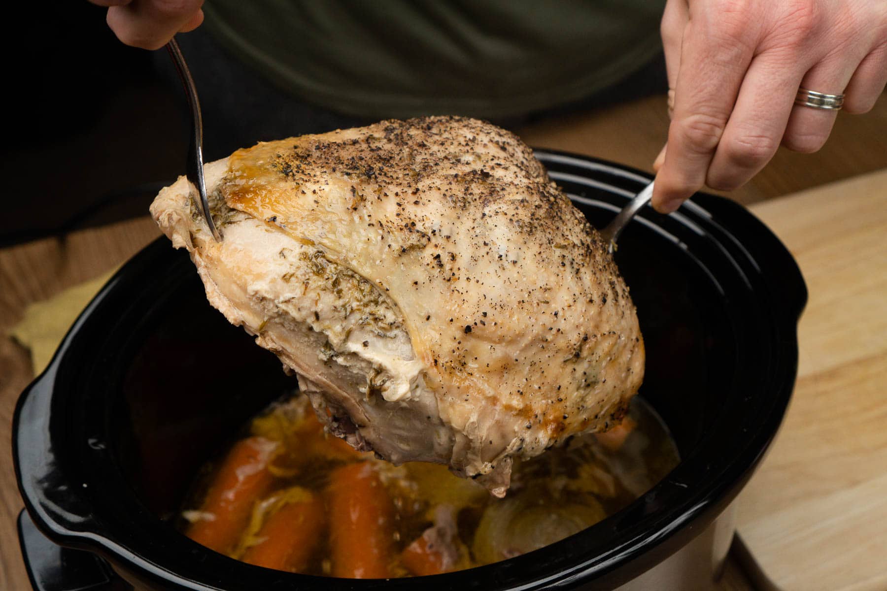 Slow Cooker Turkey Crown Recipe Recipe - by Flawless Food UK