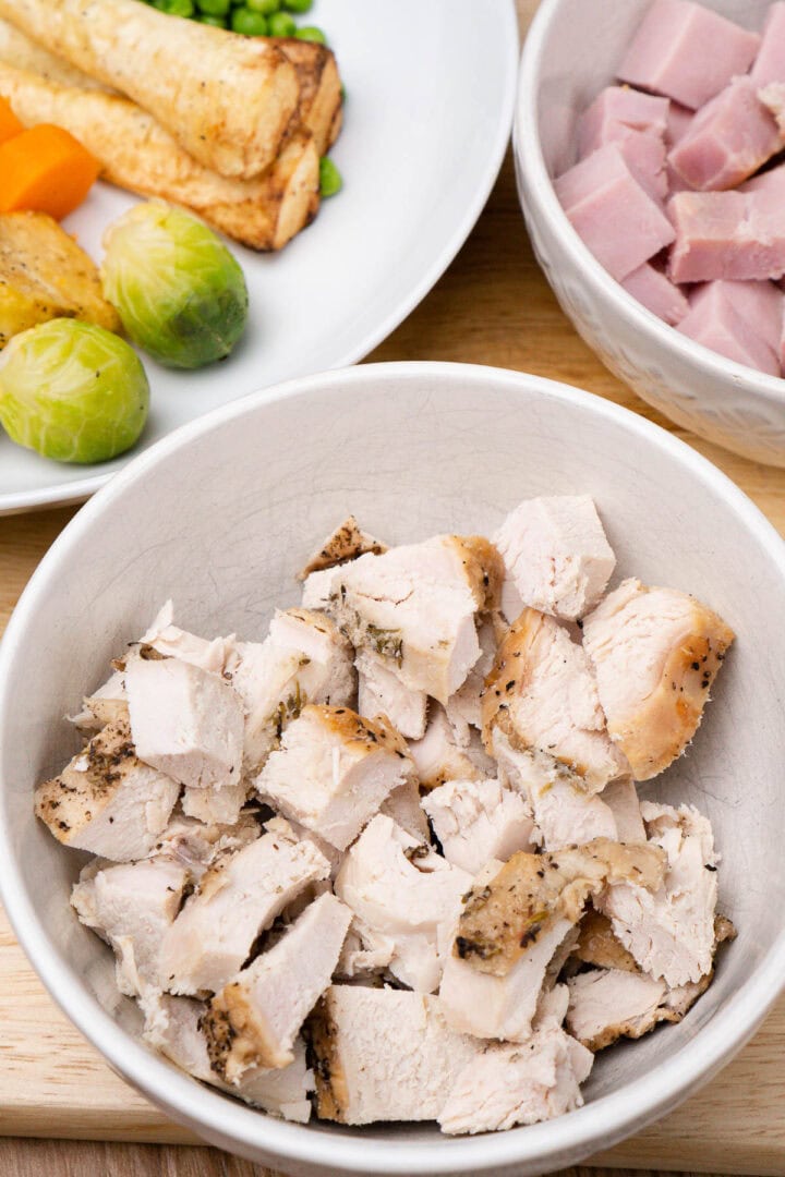 Leftover Turkey and Ham Pie Recipe - Flawless Food