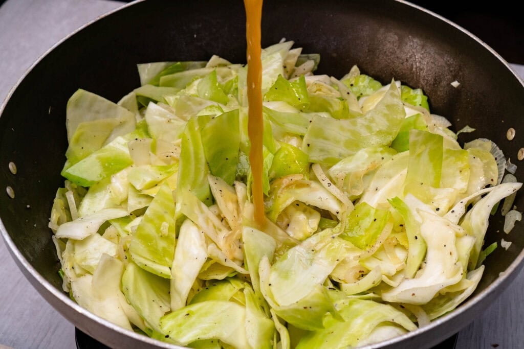 Braised Cabbage (White Cabbage Recipe) - Flawless Food