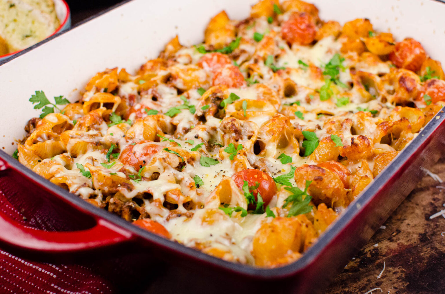 Cheesy Bolognese Pasta Bake - Easy Weeknight Dinner