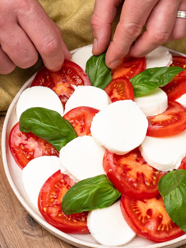 Caprese Salad (Tomato and Mozzarella Salad) - Flawless Food