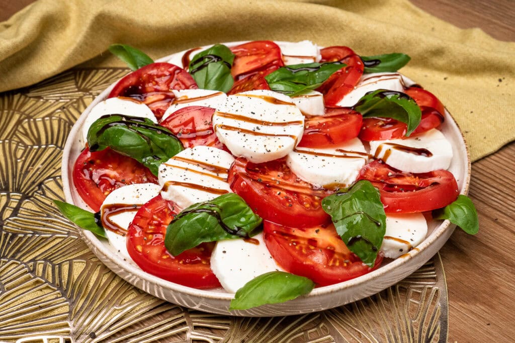 Caprese Salad (Tomato and Mozzarella Salad) - Flawless Food