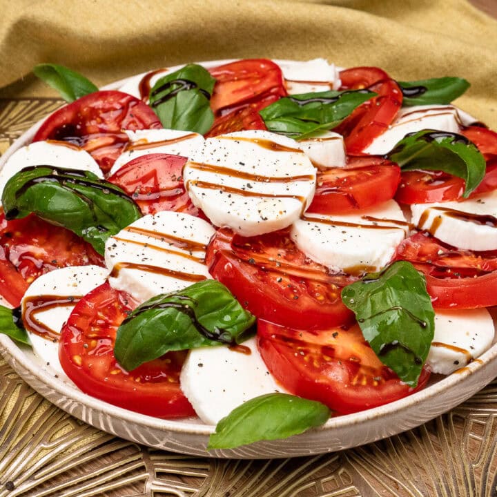 Caprese Salad (Tomato and Mozzarella Salad) - Flawless Food
