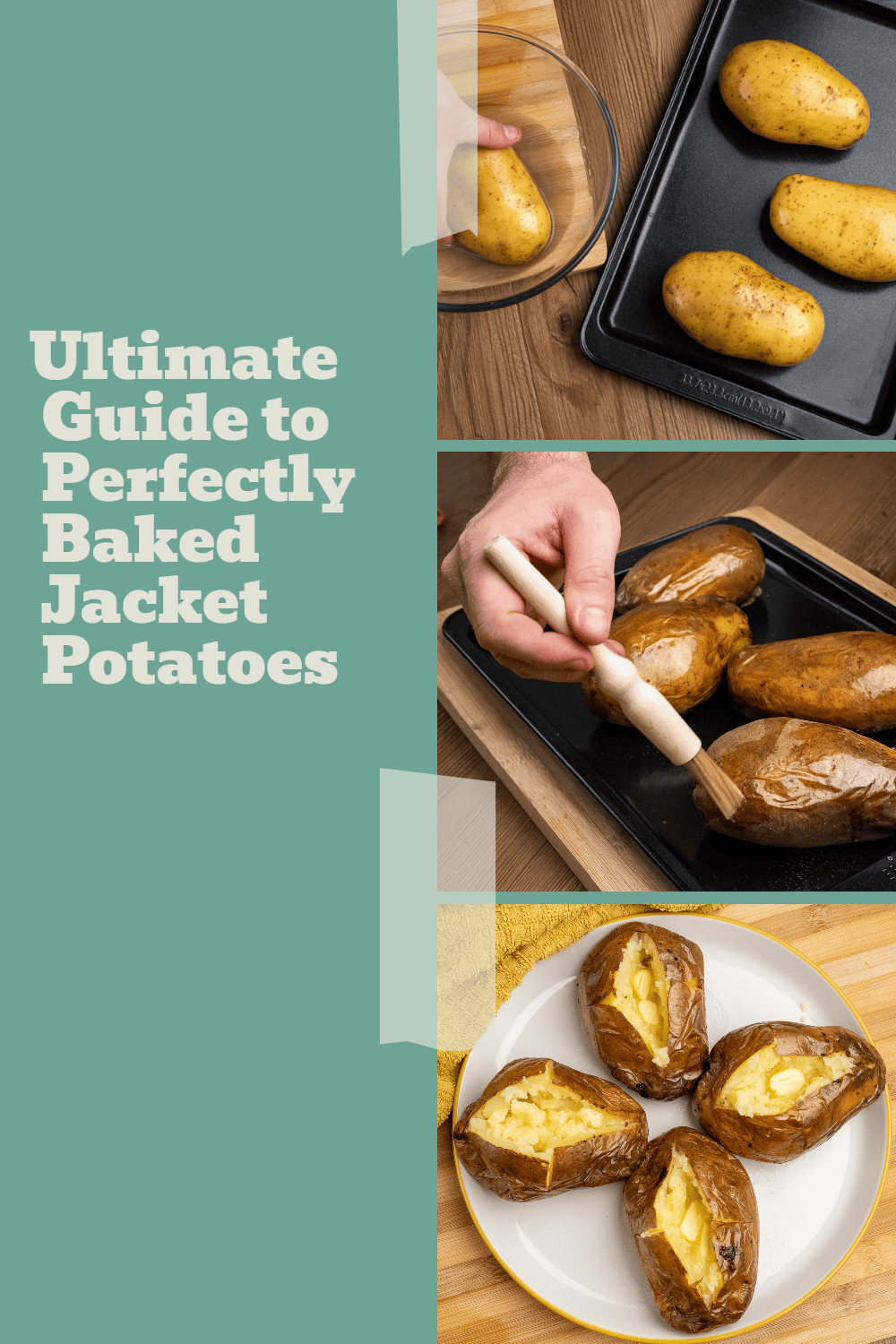 Jacket Potatoes in the Oven (Baked Potatoes) - Flawless Food