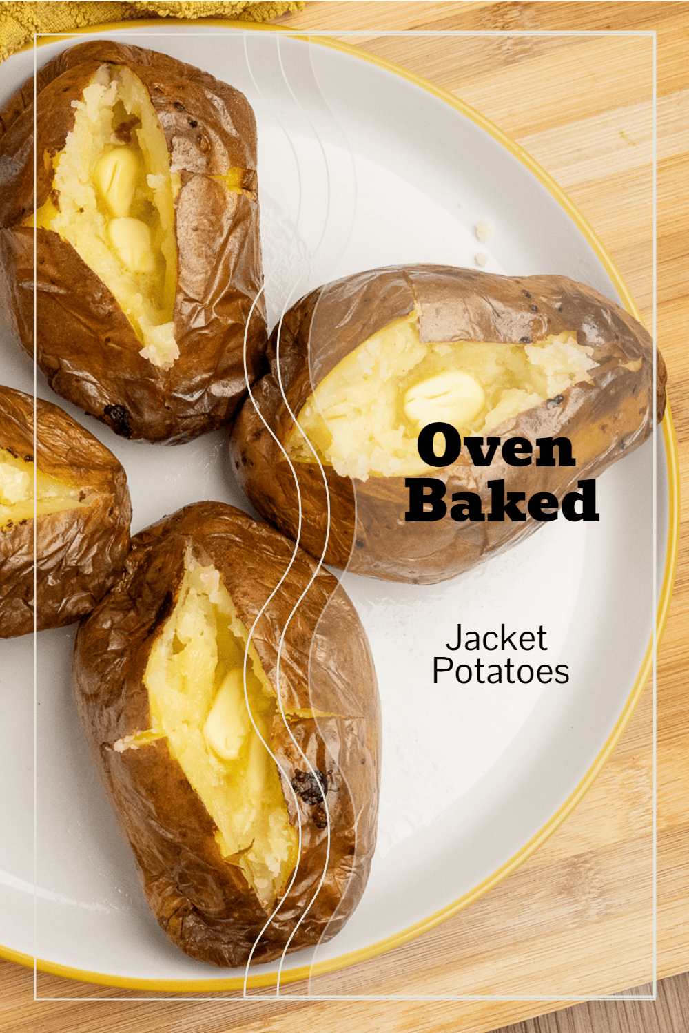 Jacket Potatoes in the Oven (Baked Potatoes) - Flawless Food