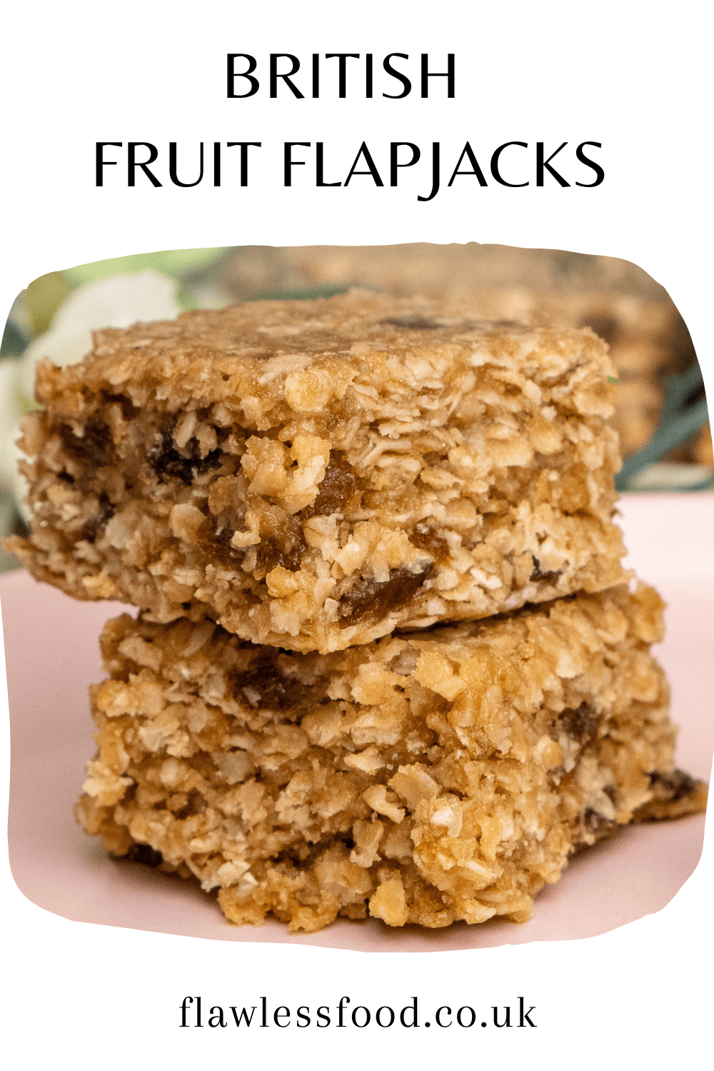 Fruit Flapjack Recipe - Soft, Sweet Oat Bars by Flawless Food