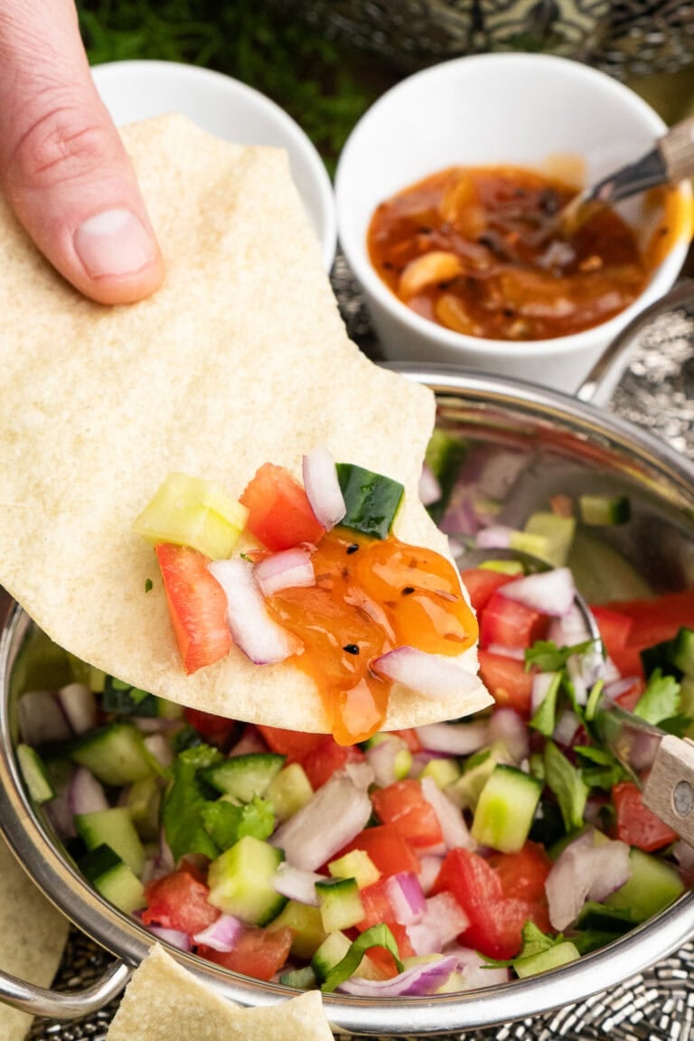 Indian Onion Salad (Kachumber) - Onion, Tomato and Cucumber by Flawless ...