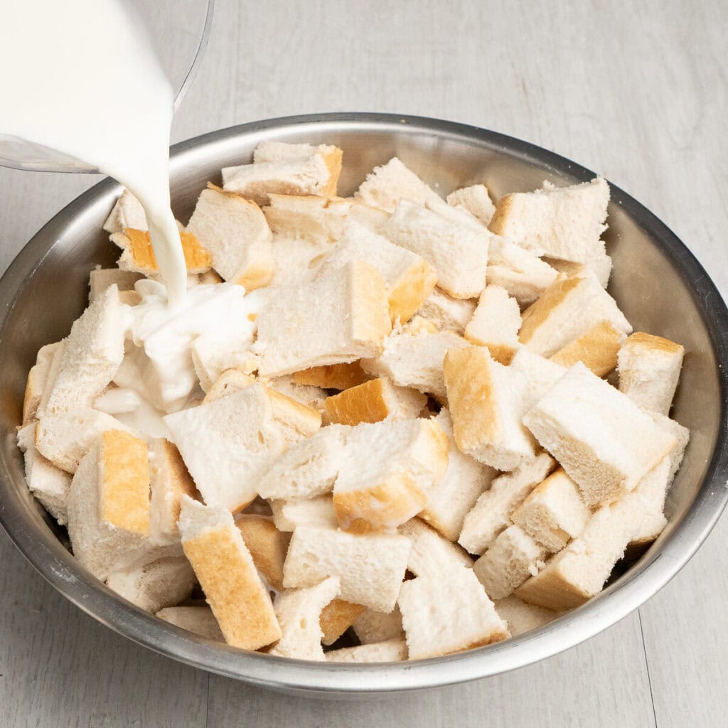 Bread Pudding - British Old Fashioned Dessert - Recipe by Flawless Food