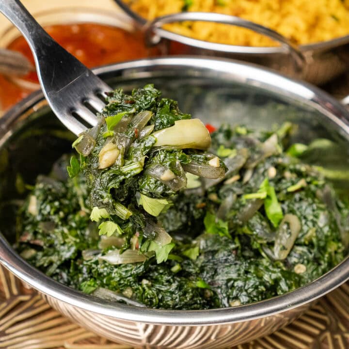 Saag Bhaji - Indian Spinach Curry - Flawless Food