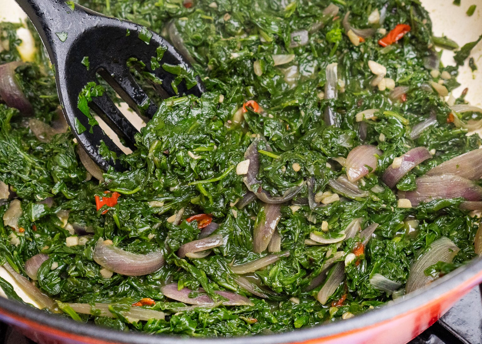Saag Bhaji - Indian Spinach Curry - Flawless Food