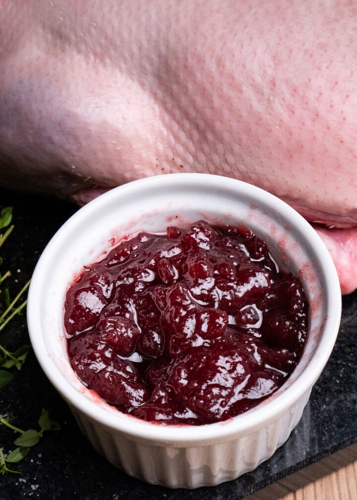 Roast Duck with Cranberry Glaze - Oven Roasted Whole Duck by Flawless Food