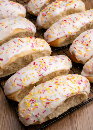 Iced Buns with Sprinkles - Flawless Food