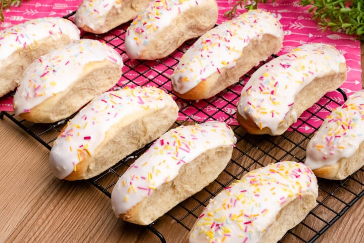 Iced Buns with Sprinkles - Flawless Food