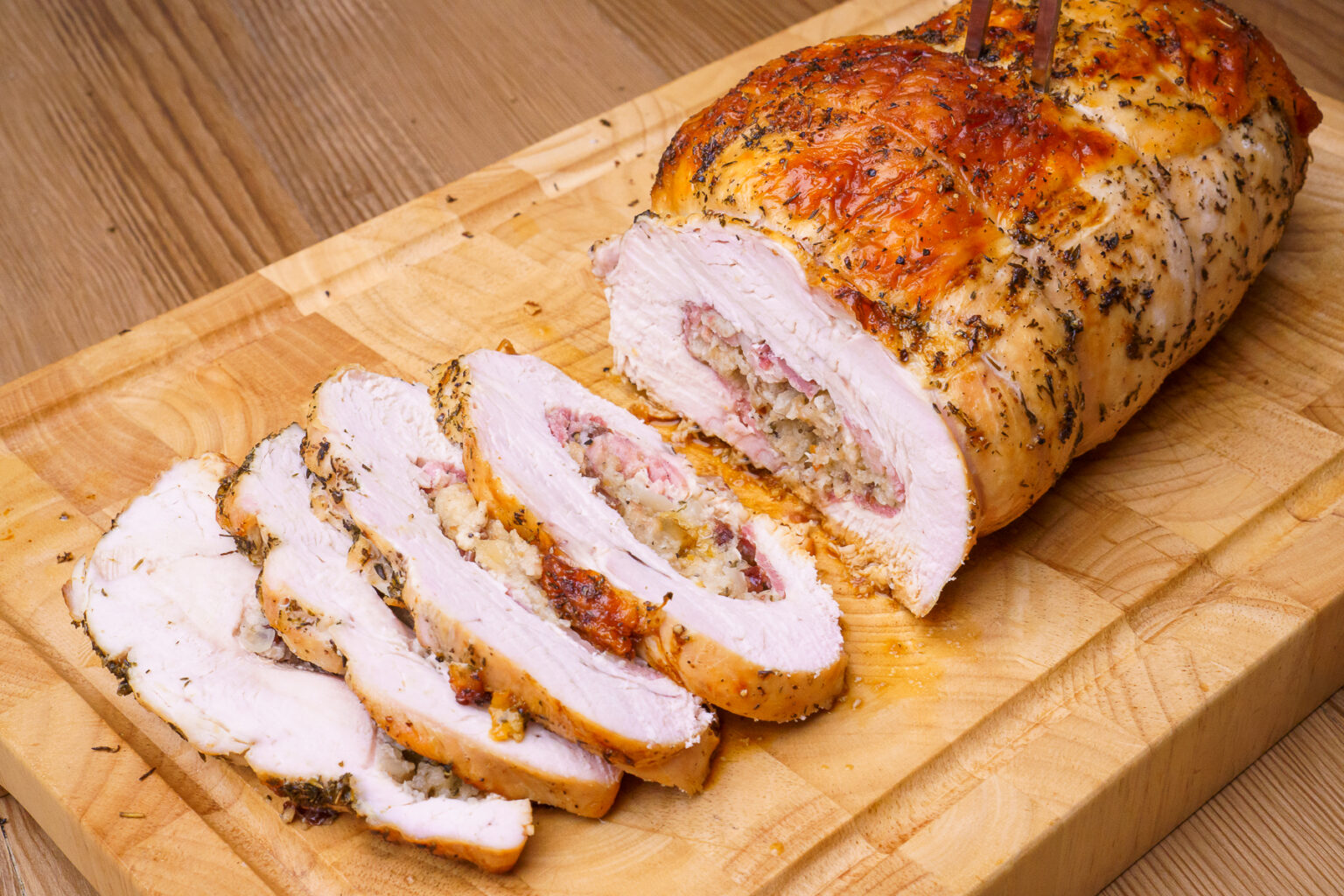 Rolled Turkey Breast Joint with Stuffing
