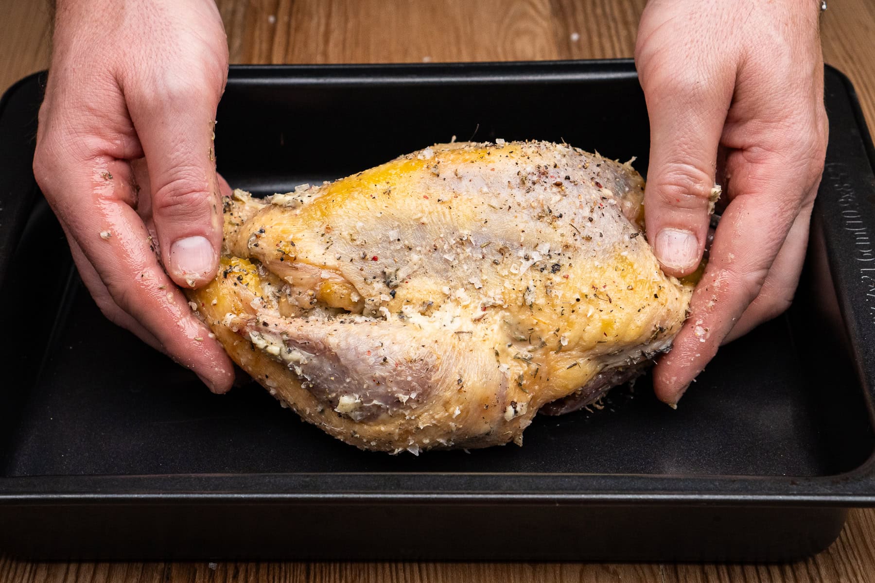 Oven Roast Pheasant with Herb Butter - Easy Game Bird Recipe