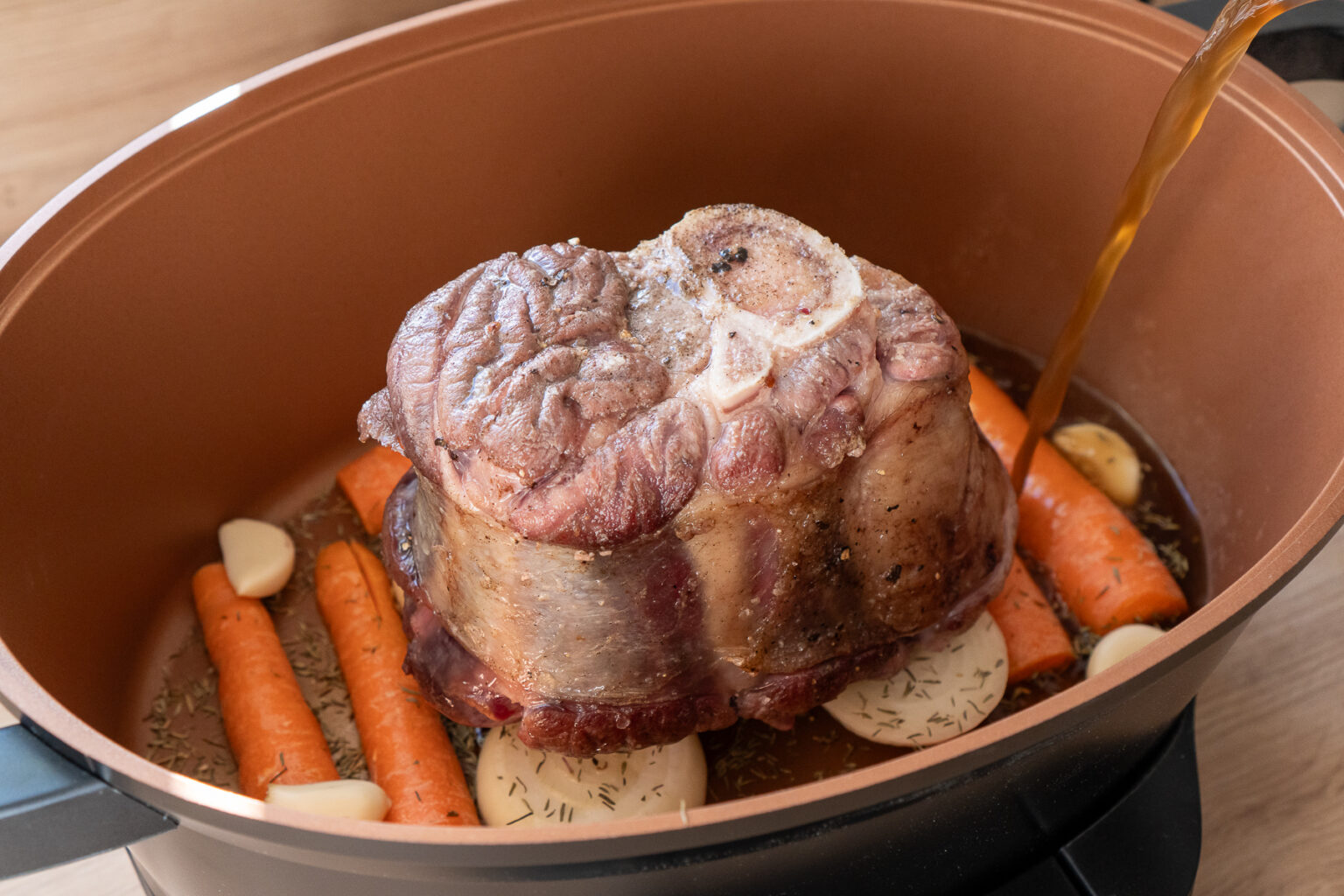 Slow Cooker Beef Shin with Gravy - Cheap Roast Beef Dinner - Flawless Food